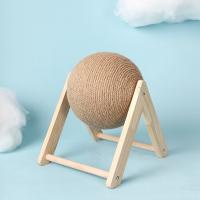 China Cat Scratching Ball Toy with Sisal Rope Board - S/M/L Sizes, 7-15 Day Shipping, 50Pcs MOQ for sale