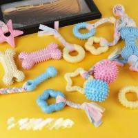 China Natural Chew Toys Set for Small Dogs Puppies TPR Molar Rod Rope Toy Catnip Infused 4 Sizes for sale