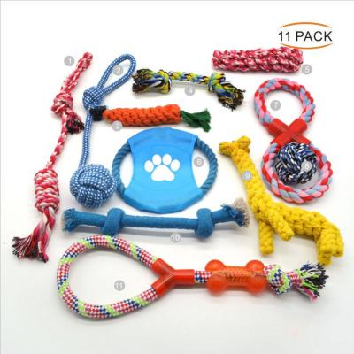 China OEM ODM Cotton Rope Dog Toys for Aggressive Chewers 4 Sizes Assorted Pack for sale