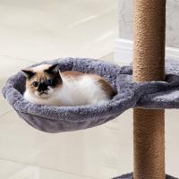 China Custom Wooden Cat Climbing Tree with Modern Luxury Design and Scratching Post Tower for sale