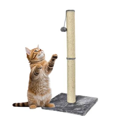China Eco Friendly Sisal Cat Scratcher Ball Climbing Tree with Custom Size Options for Pet Play for sale