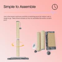 China Eco Friendly Sisal Cat Scratcher Ball Climbing Tree with Custom Size Options for Pet Play for sale