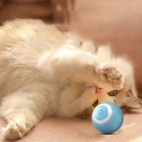 China Cat Toy Pet Automatic Smart Electric Electronic  Interactive Ball Indoor Toys ABS for sale