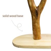 China Natural Wood Cat Tower Multi Level Modern Design for Easy Climb Small Old Cats Custom Size for sale
