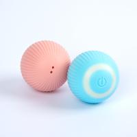China Interactive Electric Cat Toy Ball ABS Material Molar Teeth Sound Play 100 Pcs MOQ for sale