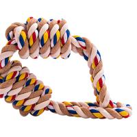 China Pet Cotton Rope Dog Toy 60cm Tough Durable Interactive Chew for Active Pets for sale