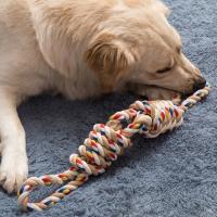 China Pet Cotton Rope Dog Toy 60cm Tough Durable Interactive Chew for Active Pets for sale