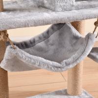 China Multi Level Cat Tree House Scratching Post Heavy Duty Sisal Rope Cat Tower Climbing Tree for Cats for sale