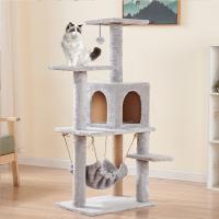 China Multi Level Cat Tree House Scratching Post Heavy Duty Sisal Rope Cat Tower Climbing Tree for Cats for sale