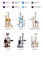 China Multi Level Cat Tree House Scratching Post Heavy Duty Sisal Rope Cat Tower Climbing Tree for Cats for sale