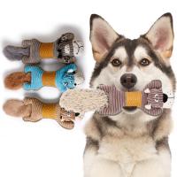 China TPR Plush Dog Toy for Aggressive Chewers Teeth Cleaning 7-15 Years for sale