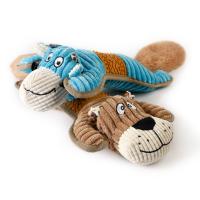 China TPR Plush Dog Toy for Aggressive Chewers Teeth Cleaning 7-15 Years for sale