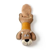 China TPR Plush Dog Toy for Aggressive Chewers Teeth Cleaning 7-15 Years for sale