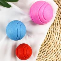 China Natural TPR Foam Dog Toy Teeth Cleaning Durable Outdoor Training Ball 5cm 7cm for sale