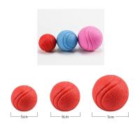 China Natural TPR Foam Dog Toy Teeth Cleaning Durable Outdoor Training Ball 5cm 7cm for sale