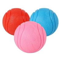 China Natural TPR Foam Dog Toy Teeth Cleaning Durable Outdoor Training Ball 5cm 7cm for sale