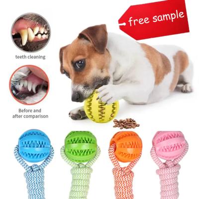 China Orange Dog Chew Ball Durable Rubber Pet Toy 34cm for Play and Exercise for sale