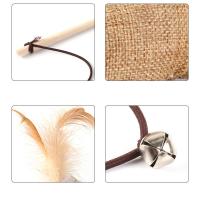 China 7-Piece Cat Teaser Wand Set with Wooden Gift Box - Interactive Cat Toys for Indoor Play for sale