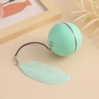 China Blue USB Rechargeable Smart LED Cat Toy Ball with 65mm Size and 3-4 Hour Battery Life for sale