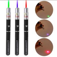China Battery Laser Pointer Cat Toy 3 Colors Red Green Purple Interactive Pet Play for sale