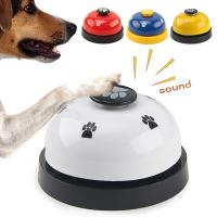China Pink Rose Ring Bell Dog Potty Training Intelligent Interactive Pet Toys for sale