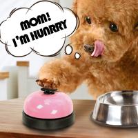 China Pink Rose Ring Bell Dog Potty Training Intelligent Interactive Pet Toys for sale