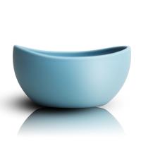 China Medium Size Pet Silicone Bowl - Food Grade Non-Slip Feeder in 6 Colors for Dogs and Small Animals for sale