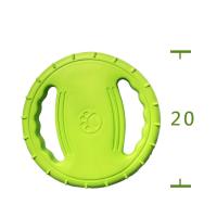 China EVA Dog Flying Disc 20.5cm Durable Outdoor Pet Training Toy Non-Toxic Floatable for sale