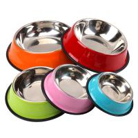 China Stainless Steel Pet Bowl with Non-Slip Base - Durable Rust-Resistant Design for Dogs and Cats for sale