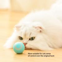 China Electric Cat Toy Ball Interactive Pet Toy with Rechargeable Battery 10 Pcs MOQ for sale