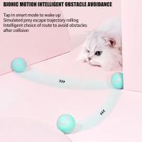 China Electric Cat Toy Ball Interactive Pet Toy with Rechargeable Battery 10 Pcs MOQ for sale