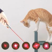 China USB Rechargeable Laser Cat Toy with Purple Red White 3-Color Laser Pointer for Interactive Pet Play for sale