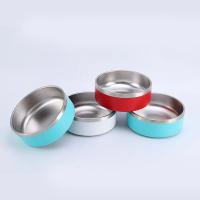 China Vacuum Insulated Stainless Steel Dog Bowl - Custom Sizes Available in 5 Colors, No Power Required for sale