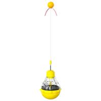 China Interactive Cat Dog Treat Dispenser Toy - 3.39in Diameter Slow Feeder Ball with Adjustable Difficulty for sale
