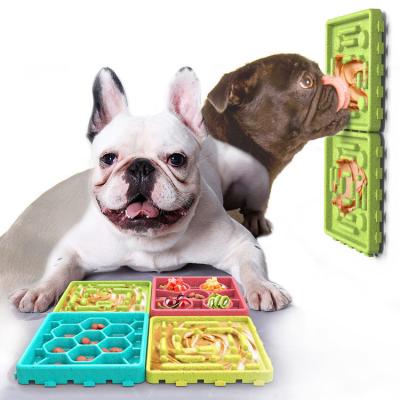 China Interactive Dog Bowls 4-Pack with Slow Feeder Design and Treat Dispensing for Training and Anxiety Relief for sale