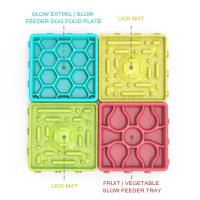 China Interactive Dog Bowls 4-Pack with Slow Feeder Design and Treat Dispensing for Training and Anxiety Relief for sale