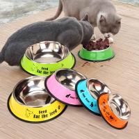 China Custom Stainless Steel Pet Bowl with Non-Slip Base - 15cm to 30cm Sizes Available for Dogs and Cats for sale