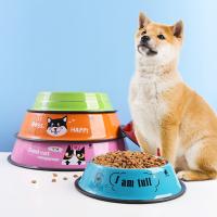 China Custom Stainless Steel Pet Bowl with Non-Slip Base - 15cm to 30cm Sizes Available for Dogs and Cats for sale