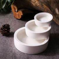 China Ceramic Reptile Food Water Bowl 7cm 10cm 13cm Escape Proof for Lizard Pet Dish for sale