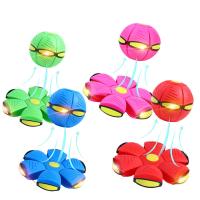 China LED Fly Ball Dog Toy with Rechargeable Battery and Waterproof Design - 3 Color Options for Interactive Pet Play for sale