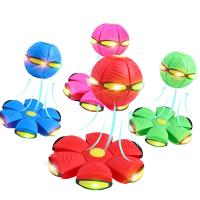 China LED Fly Ball Dog Toy with Rechargeable Battery and Waterproof Design - 3 Color Options for Interactive Pet Play for sale