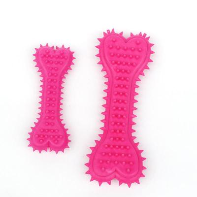 China Dog Toothbrush Chew Toy 0.09kg Rubber Teeth Cleaning Stick for Dogs Pet Chew Toy for sale