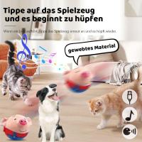 China Electronic Interactive Dog Plush Toy with Bouncing Movement and Squeaky Sound - 6 Pig Models, Rechargeable Battery for sale