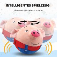 China Electronic Interactive Dog Plush Toy with Bouncing Movement and Squeaky Sound - 6 Pig Models, Rechargeable Battery for sale