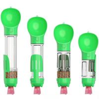 China Foldable 4 in 1 Pet Water Dispenser Leak Proof Portable Dog Bottle 300ml 500ml Travel Puppy for sale