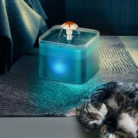 China Automatic Cat Water Dispenser Drinking Fountain 2L Stainless Steel Quiet Pump for sale