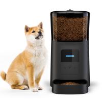 China 6L Smart Automatic Cat Feeder and Water Dispenser with WiFi Control 110-240V Dual Power Pet Food Dispenser for sale