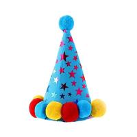 China Pet Party Decoration Set Dog Bandana Hat Tie Balloons Happy Cake Topper Cloth 8pcs for sale