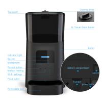 China 6L Smart Automatic Cat Feeder and Water Dispenser with WiFi Control 110-240V Dual Power Pet Food Dispenser for sale