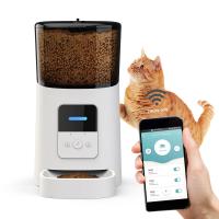 China 6L WiFi Smart Pet Feeder with Microchip Recognition 110-240V Automatic Cat Dog Food Dispenser for sale